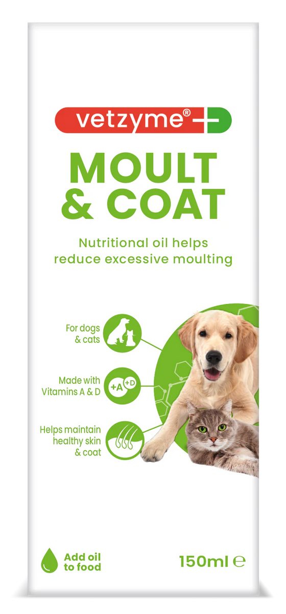 Vetzyme Moult & Coat Nutritional Oil – Famedix Pharmacy