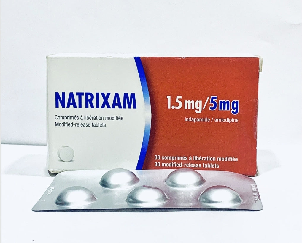 Natrixam 1.5/5mg Tablets x30 – Famedix Pharmacy