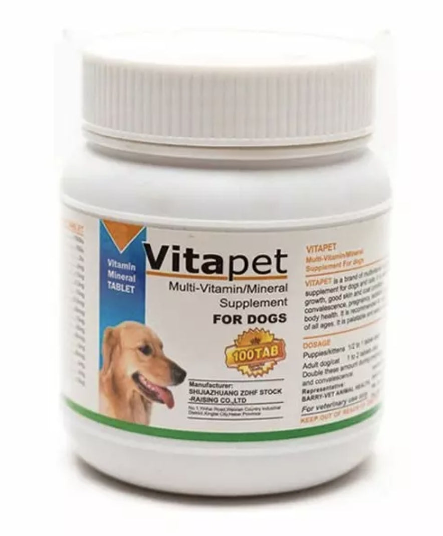 Vitapet (Multivitamin and Mineral Supplement for Dogs | 50 Tablets pac ...