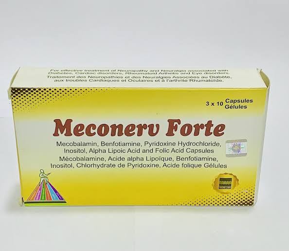 Meconerv forte ×30 capsules – Famedix Pharmacy