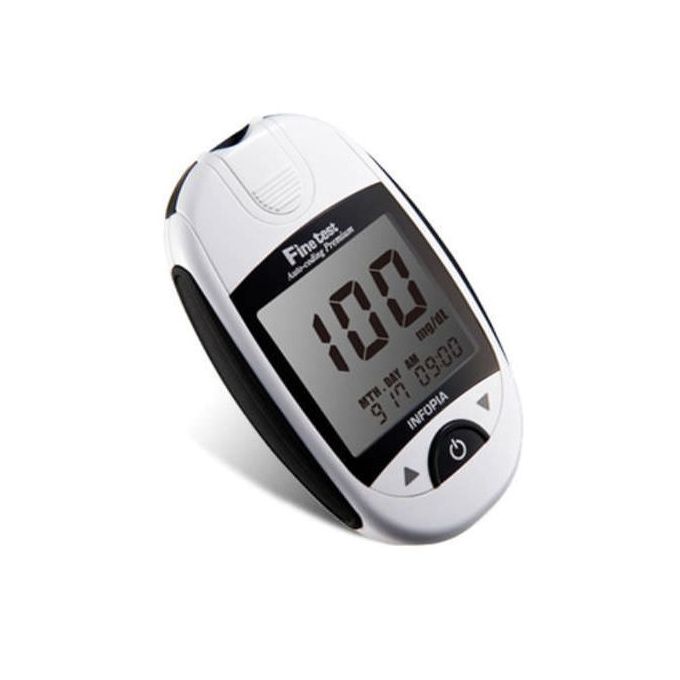 Fine test Blood Glucose Monitor With 25 Free Strips, Sugar Level Check ...