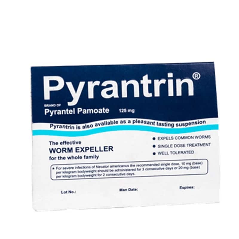 PYRANTHRIN TAB 125MG – Famedix Pharmacy